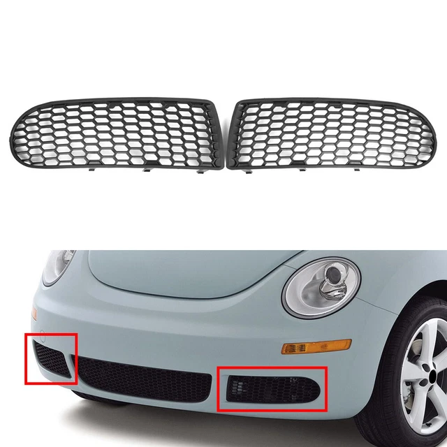 HONEYCOMB FRONT BUMPER Fog Light Radiator Grill for Volkswagen Beetle ...