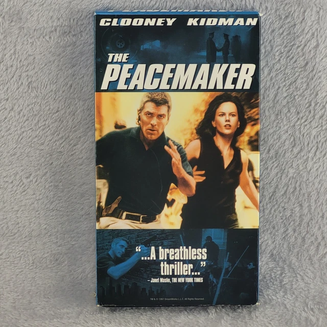 THE PEACEMAKER VHS 1998 George Clooney Nicole Kidman TESTED £8.27 ...