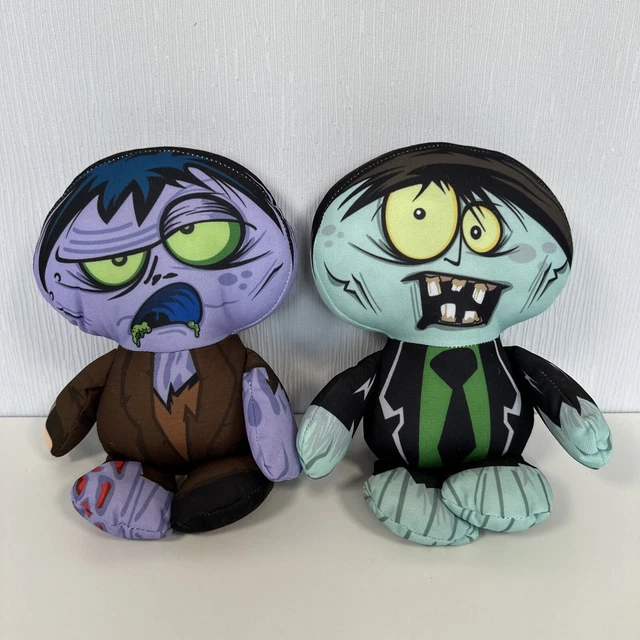 UNIVERSAL STUDIOS COCONUT Shy Prize 11" Zombie Plush Soft Toys x2 Pair ...