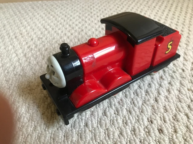 THOMAS THE TANK Engine number 5 James train (I think) - used Red £2.50 ...