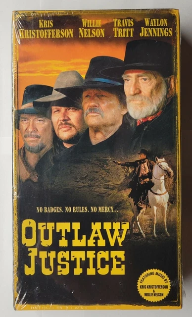 OUTLAW JUSTICE (VHS, 2003) Kris Kristofferson, Willie Nelson Waylon ...