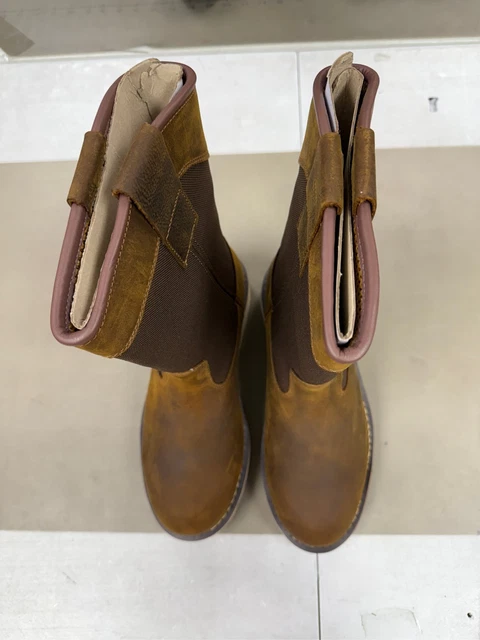 CARHARTT MEN'S WATERPROOF 10" Soft Toe Wellington Wedge Work Boot US 8 ...