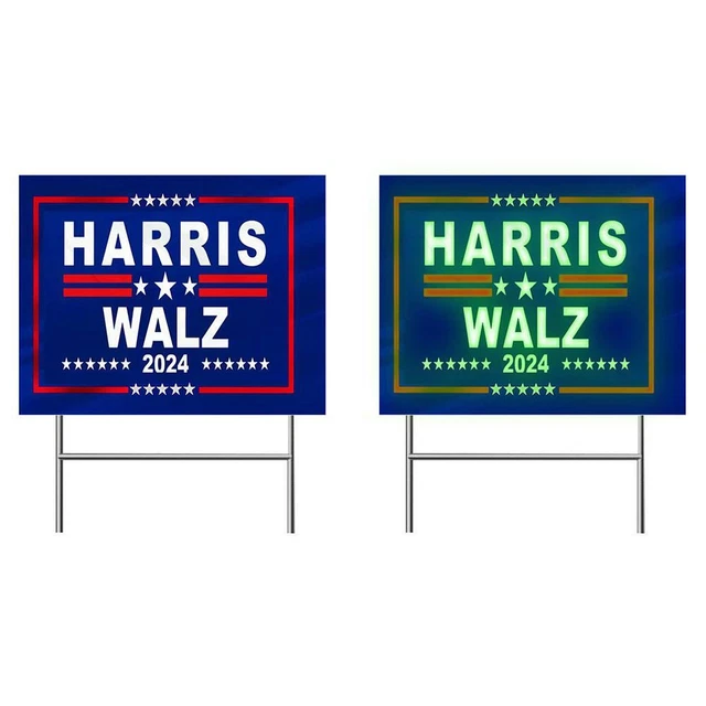 HARRIS WALZ YARD Sign, Kamala Harris Tim Walz 2024 Sign, Harris Walz 43 ...