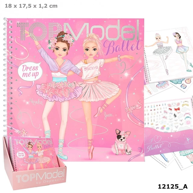 TOP MODEL DRESS Me Up Ballet Sticker Book Sent 1st Class Post £8.99 ...