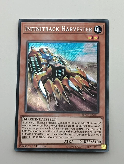 YU-GI-OH! EINZELKARTE INFINITRACK Harvester bespielt EUR 15,99 ...