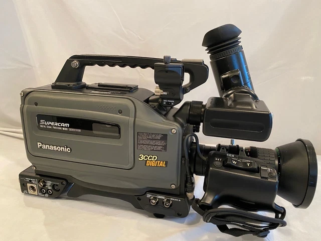 PANASONIC S-VHS PROFESSIONAL/INDUSTRIAL 3-CCD Video Camera Model #AG ...