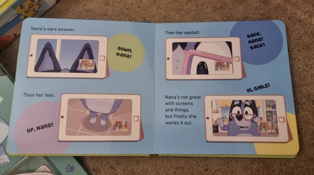 BLUEY GRANNIES, BLUEY Magnet Book & Bluey Bumper 42 Piece Puzzle Pack ...