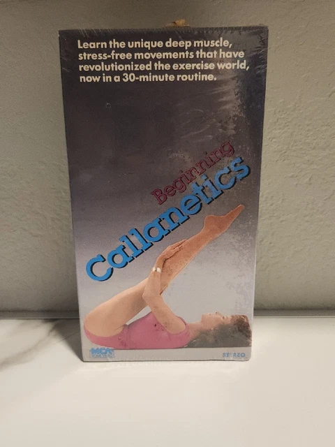 BEGINNING CALLANETICS CALLAN Pinckney VHS 30min Exercise 1989 RARE ...