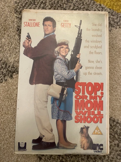 STOP! OR MY Mom Will Shoot VHS £14.95 - PicClick UK