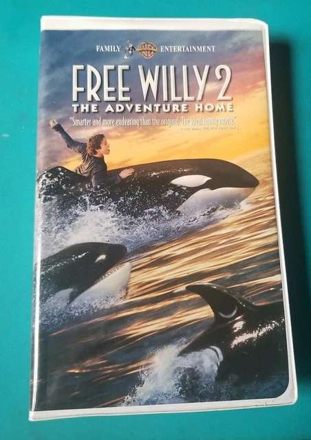 FREE WILLY 2: The Adventure Home (VHS, 1995, Clam Shell) Movie £5.54 ...