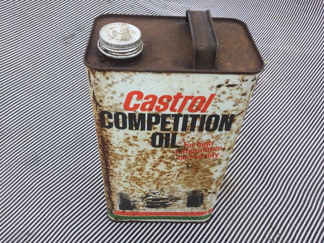 VINTAGE CASTROL COMPETITION Oil Can Original 1960/70s Item…RARE ! EUR ...