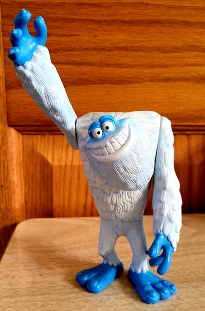 VTG 2001 MONSTERS Inc Yeti Figure McDonalds Disney Happy Meal Poseable ...