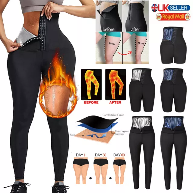 Women Sauna Sweat Pants Waist Trainer Hot Thermo Body Shaper Workout