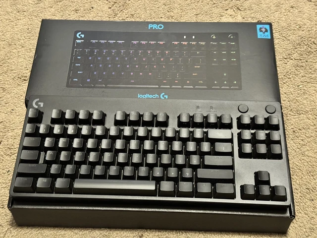 LOGITECH G PRO TKL Mechanical Wired Gaming Keyboard GX Blue Clicky ...