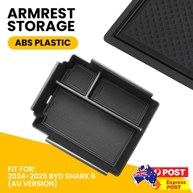 FOR BYD SHARK 6 2024-2025 AU Armrest Storage Box w/Charging Port ...