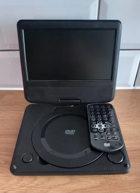 TESCO BASICS 7& DVD Player T7PDVD113 Portable, Black, + Remote, No ...