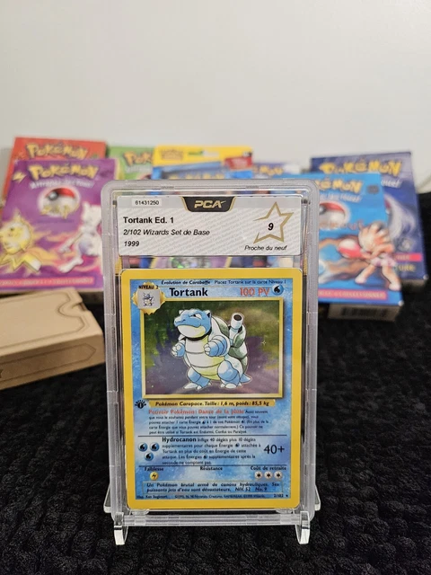 CARTE POKÉMON DRACAUFEU Tortank Florizarre Wizards Set De Base Ed1 FR ...