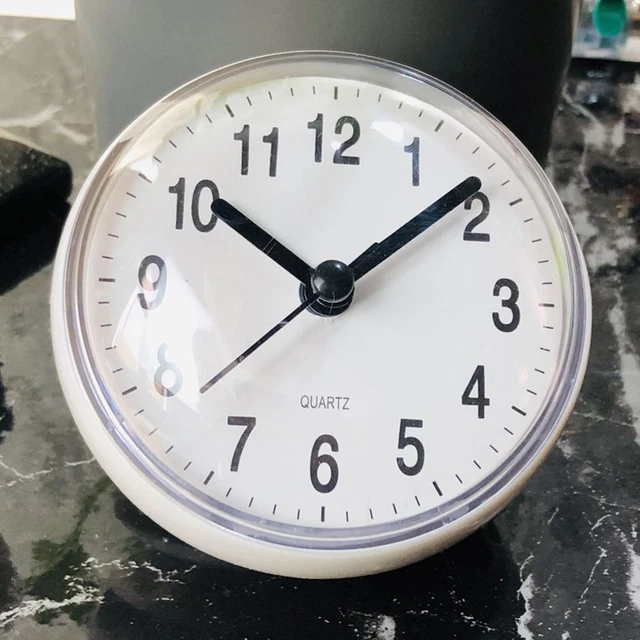 ART BATTERY POWERED Minimalist Wall Watch Shower Clocks Home Decor Wall ...