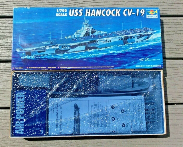 TRUMPETER 1/700 US Navy USS Hancock Aircraft Carrier CV 19 Model Kit ...