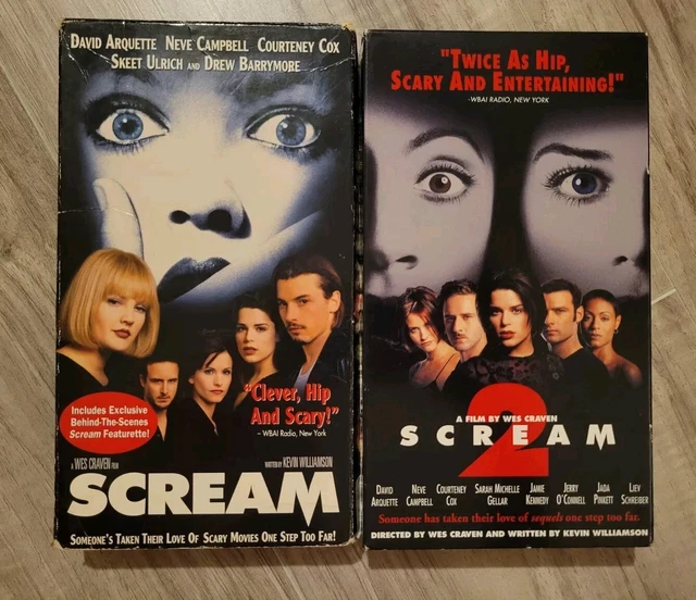SCREAM 1 2 VHS Lot Wes Craven Horror Movie Film 90s Slasher. £13.79 - PicClick UK