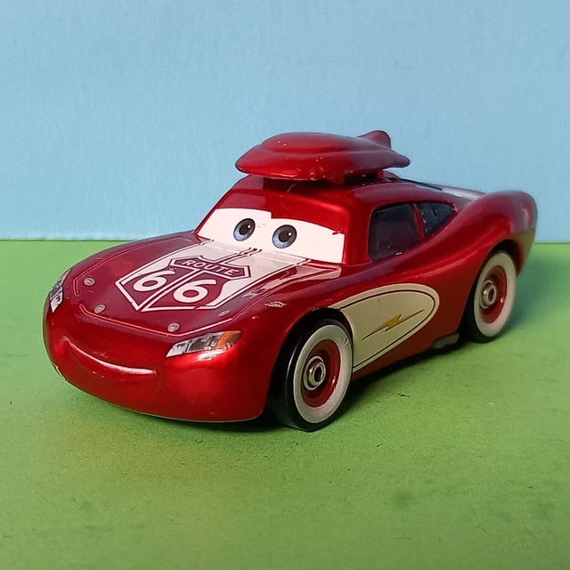 VOITURES DISNEY PIXAR Road Trip Lightning Mcqueen Route 66 Rouge Moulé ...