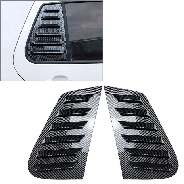 REAR WINDOW SIDE Vent Shutter Louver Cover Trim Fit Volkswagen Golf 4 ...
