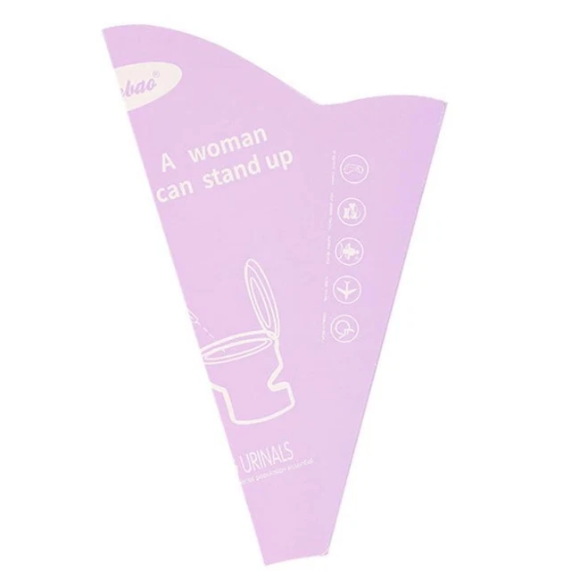 10PCS DISPOSABLE FEMALE Urination Device Women Urinal Funnel For ...