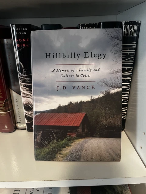 HILLBILLY ELEGY BY JD Vance *RARE* 1st Edition early Printing $25.00 ...