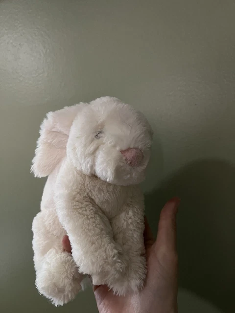 JELLYCAT BUNNY RABBIT Cream White Stuffed Animal Soft Doll Sitting ...