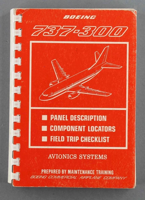 BOEING 737-300 MAINTENANCE Training Manual Avionics Systems £59.95 - PicClick UK