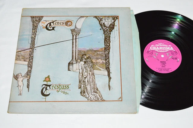 GENESIS TRESPASS LP 1970 Charisma Records UK 1st Press Pink Scroll Labels VG+/VG $224.99 ...
