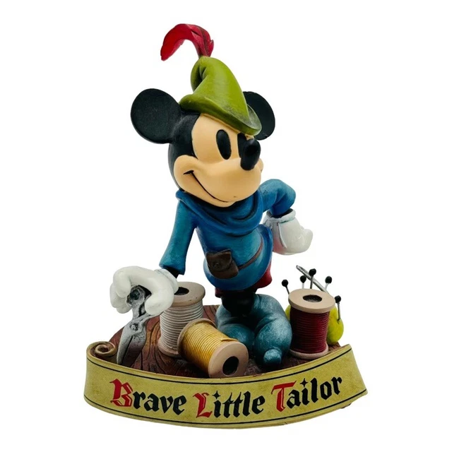 DANBURY MINT DISNEY Mickey Mouse Brave Little Tailor 75 Years W/ Mickey ...
