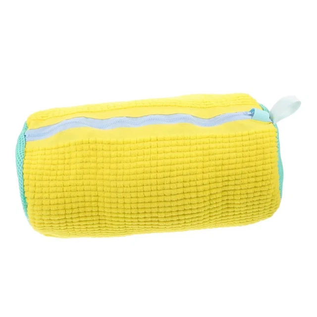 DURABLE SHOE WASHING Machine Bag for All Shoe Types-Yellow with Blue ...
