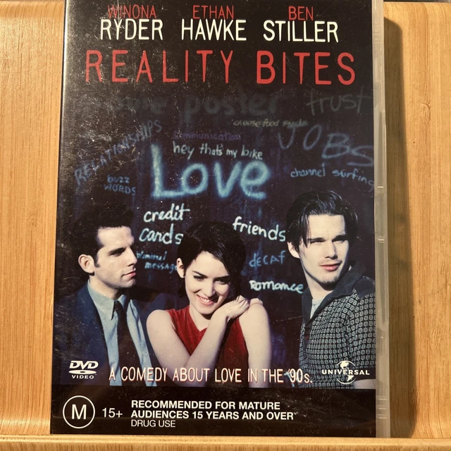 REALITY BITES DVD 1994 Comedy Drama Winona Ryder Ethan Hawke Region 2,4 ...