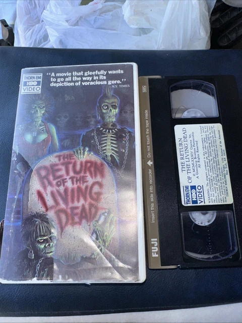 RETURN OF THE Living Dead Horror VHS Thorn EMI HBO Video 1984 Clamshell ...