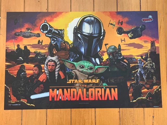 MANDALORIAN PINBALL TRANSLITE from Stern Pinball - Pinball Backglass ...