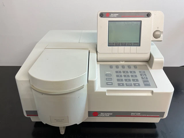 BECKMAN COULTER DU 520 Allzweck-UV-VIS-Spektralphotometer 517600 95 ...