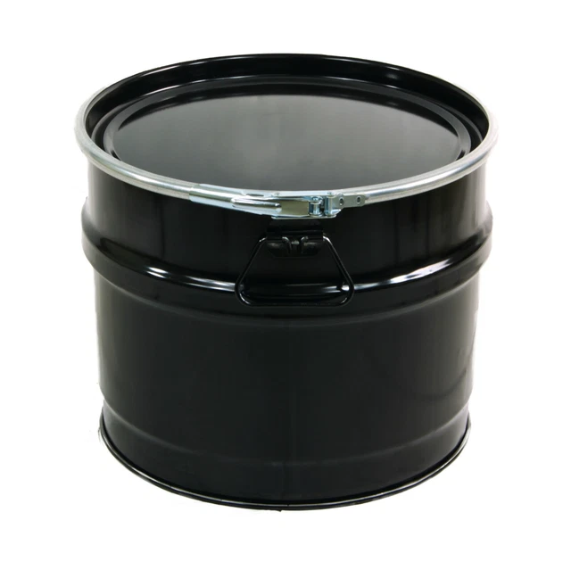 HOBBOCK/DECKELFASS/STAHLFASS/METALLFASS/ÖLFASS 30 L NEU, schwarz ...