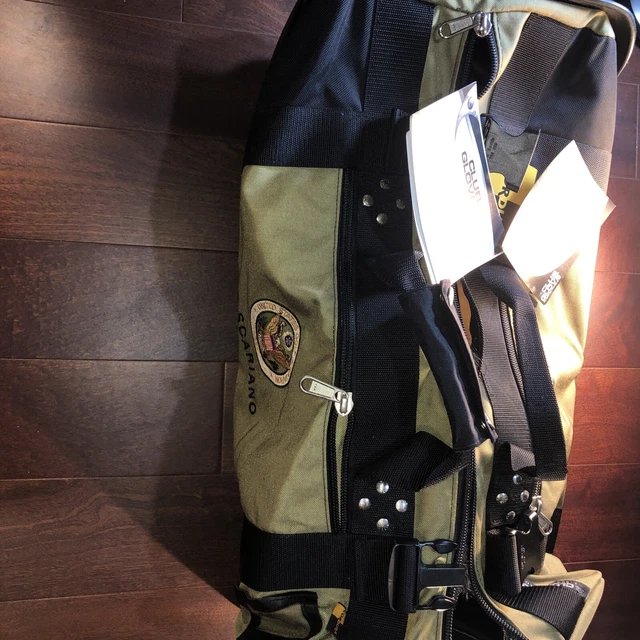 THE ORIGINAL CLUB Glove Mini Duffle With Wheels Travel Golf Bag Olive ...
