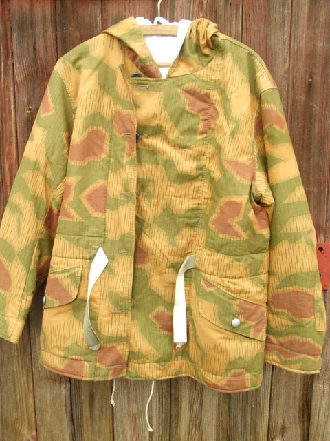 SUMPFTARN 43 WEHRMACHT Luftwaffe Winter Wende Tarnjacke Grösse 2 ...