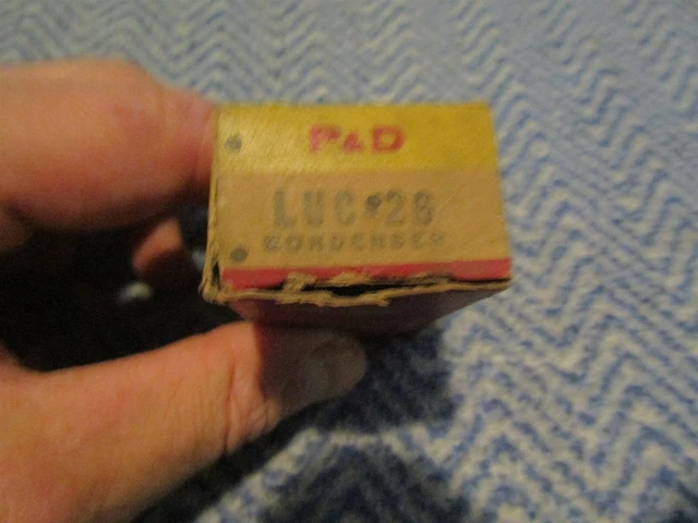 NOS DISTRIBUTEUR CONDENSATEUR Pour Lucas Allumage Systems LUC26 Neuf ...