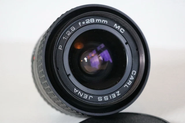 CARL ZEISS JENA P 1:2.8 f-28mm MC Wide Angle Lens (PB Mount) £30.00 ...