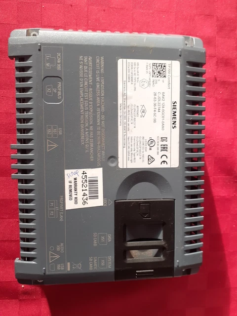 SIEMENS SIMATIC HMI Tp700 Comfort 6Av2124-0Gc01-0Ax0 - Used Revised EUR ...