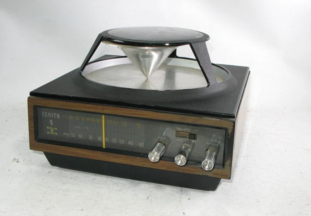 VINTAGE MID CENTURY Atomic Zenith Circle Of Sound A424W #s16 tested $60 ...