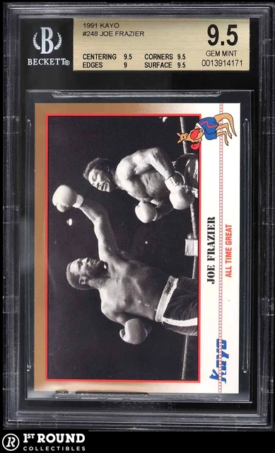 CARTE DE BOXE Joe Frazier BGS 9.5:1991 POP 4 EUR 57,34 - PicClick FR