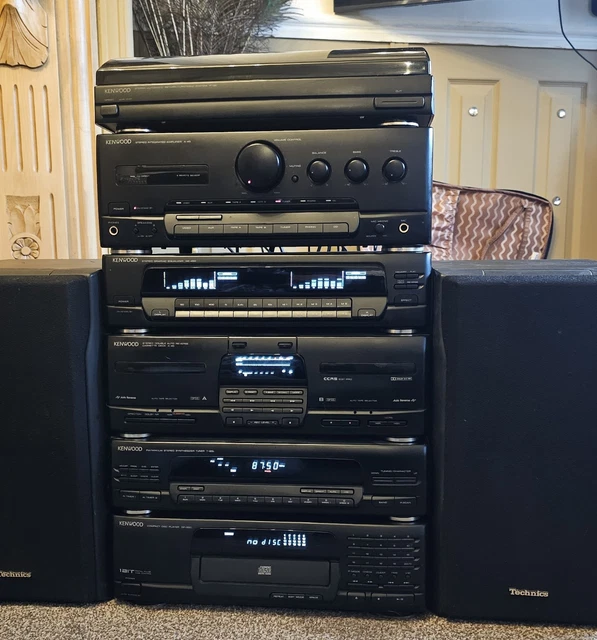 KENWOOD HI FI system + Technics speakers. Full working order. £283.19 ...