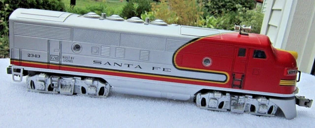 LIONEL SANTA FE F3A UNIT NON-POWERED DIESEL ENGINE DUMMY 6-18134 - Box ...