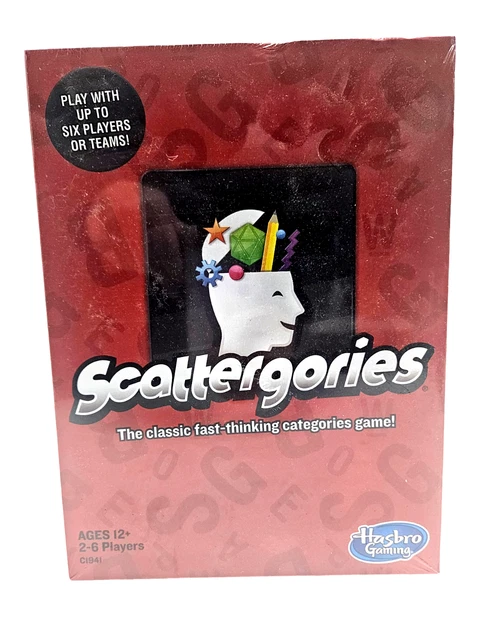 HASBRO GAMING SCATTERGORIES Board Game Original version Brand New ...