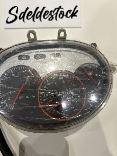 1 CHINESE SCOOTER speedometer, 80 km/h, 50 mph, rpm, 1 pin, 9 wires £36 ...