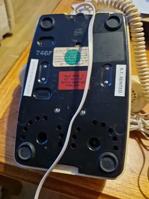 BT ROTARY DIAL Corded Telephone Vintage Cream, Model 8746 £16.15 ...